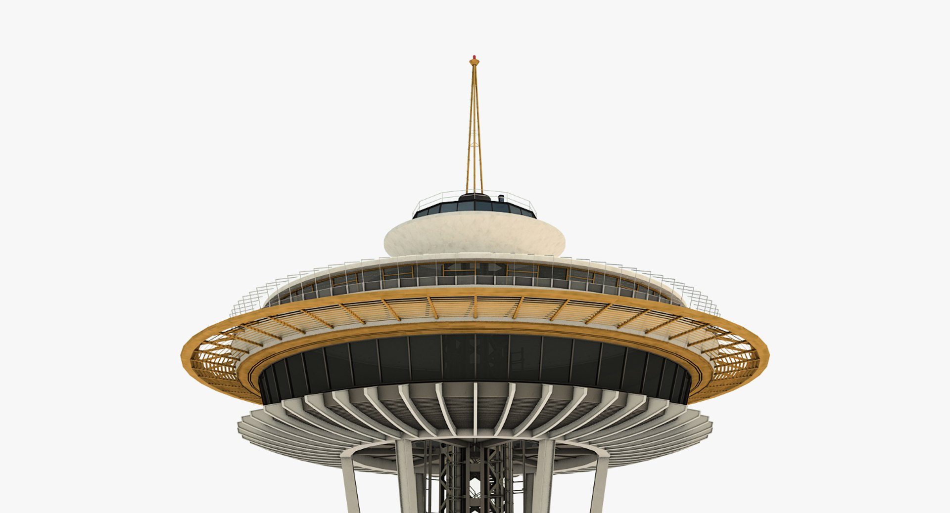 Space Needle Tower Seattle Model - TurboSquid 1425292