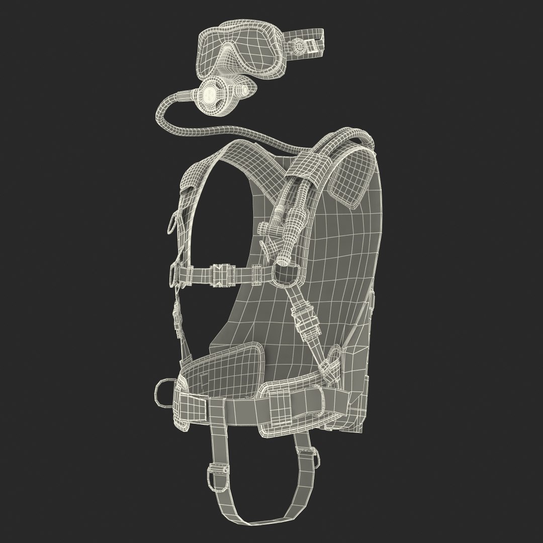 Diving Equipment 2 3d Max