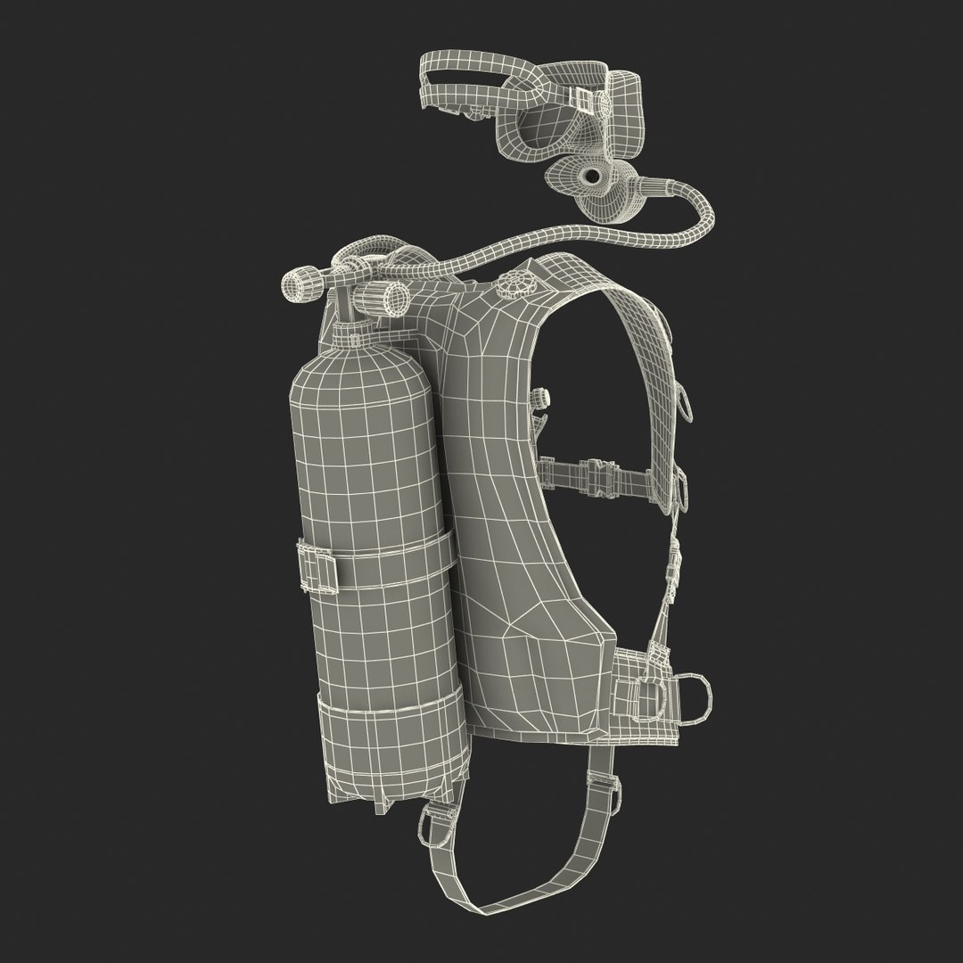 Diving Equipment 2 3d Max