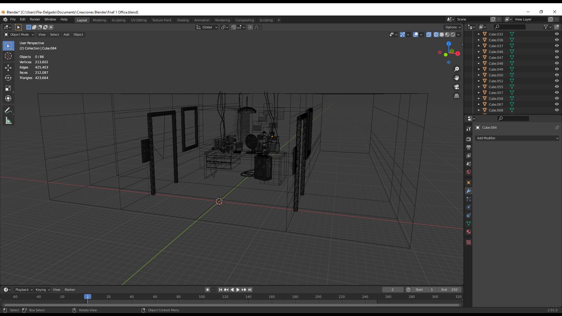 Fnaf 1 Office 3D model - TurboSquid 2099494