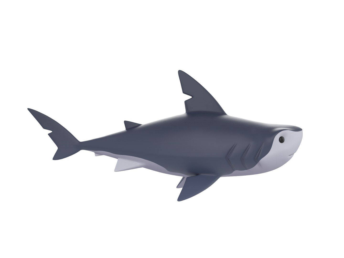 3D Shark Character Model - TurboSquid 1702252