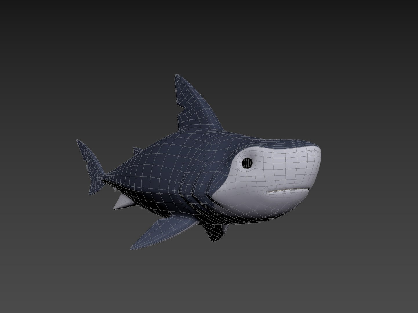 3D Shark Character Model - TurboSquid 1702252