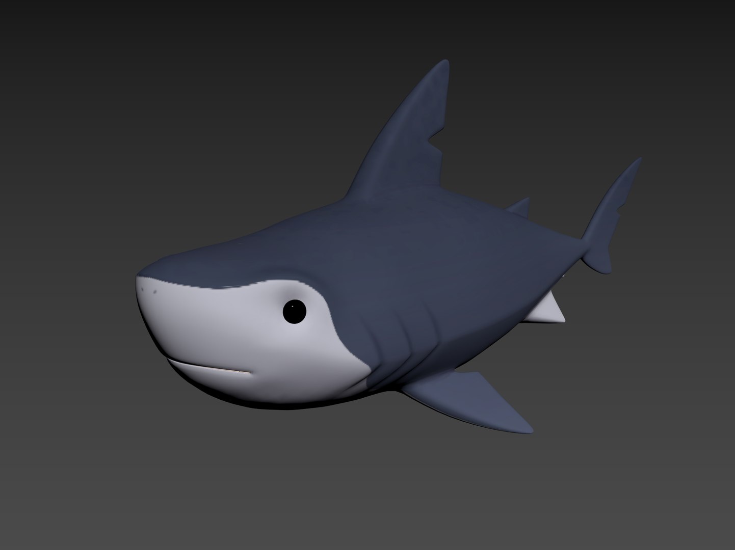 3D Shark Character Model - TurboSquid 1702252