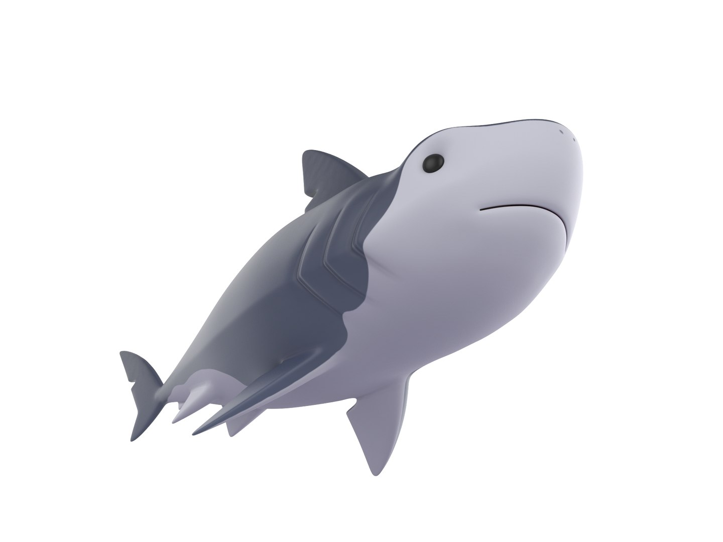 3D Shark Character Model - TurboSquid 1702252
