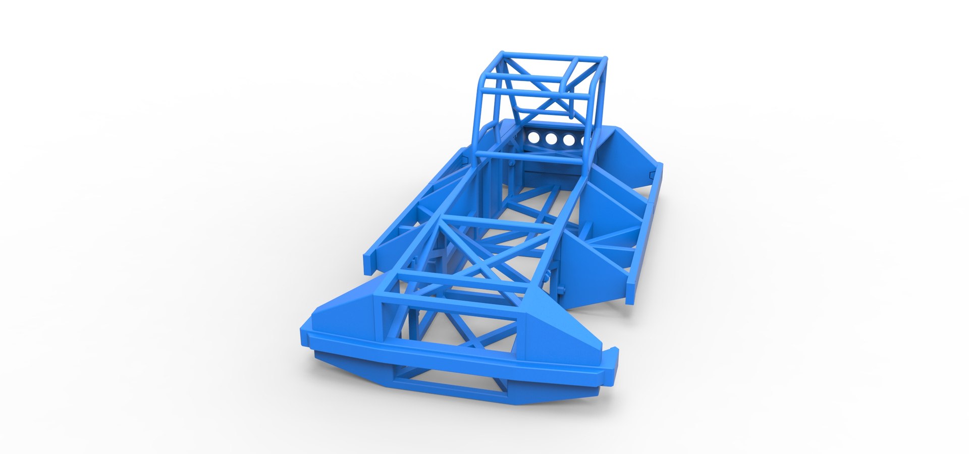 3D Model Frame Of New Zealand Superstock Car Version 3 Scale 1 To 25 ...