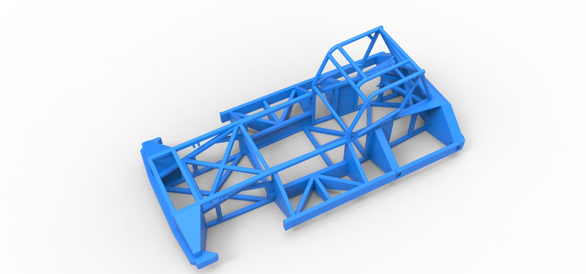 3D Model Frame Of New Zealand Superstock Car Version 3 Scale 1 To 25 ...