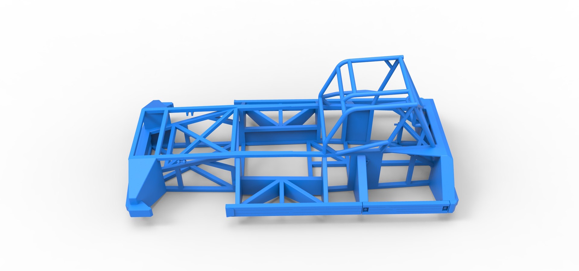 3D Model Frame Of New Zealand Superstock Car Version 3 Scale 1 To 25 ...