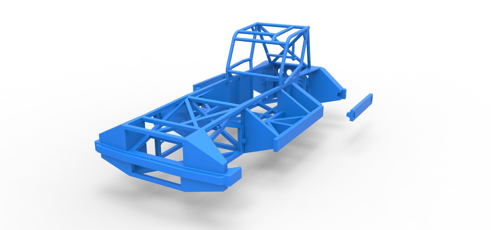 3D Model Frame Of New Zealand Superstock Car Version 3 Scale 1 To 25 ...