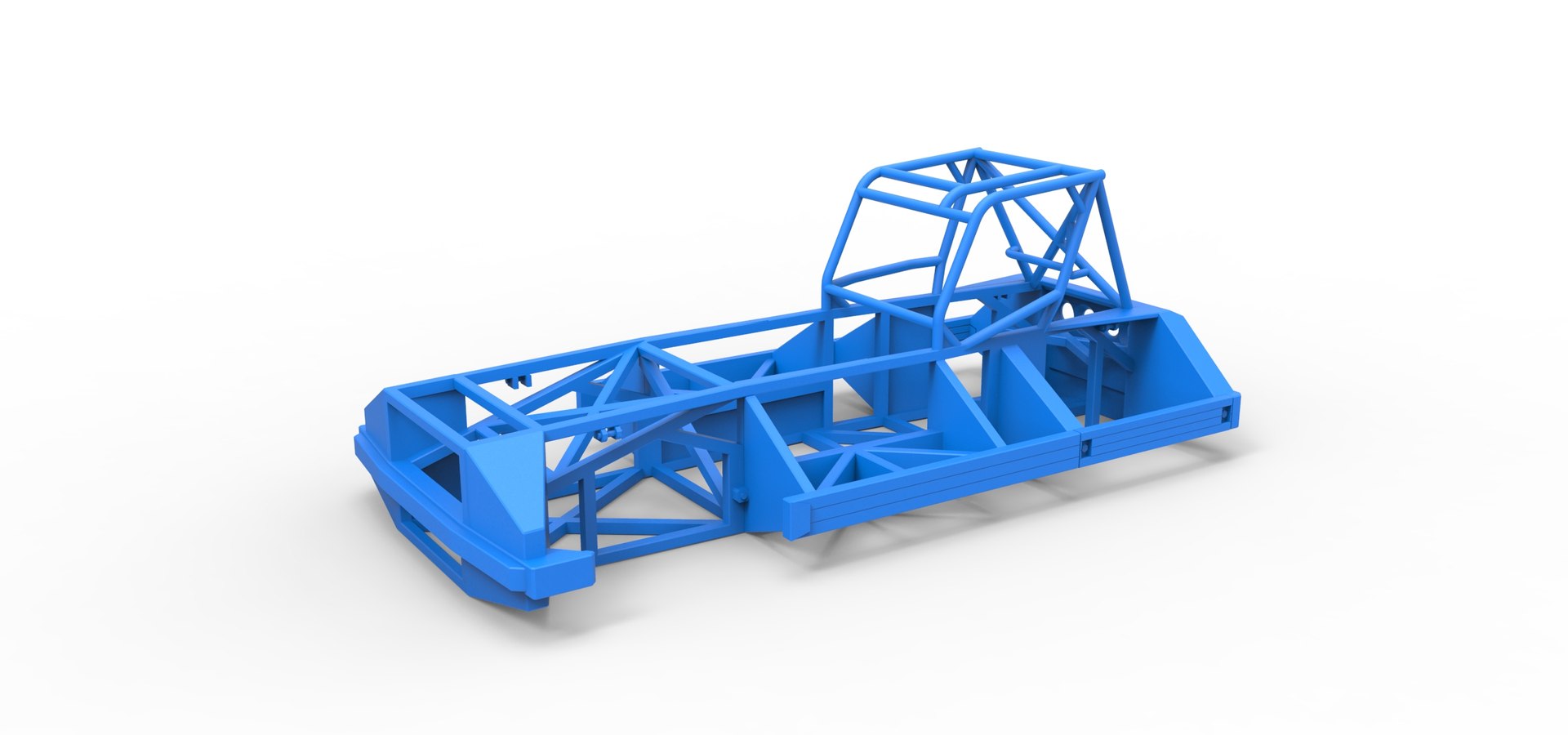 3D Model Frame Of New Zealand Superstock Car Version 3 Scale 1 To 25 ...