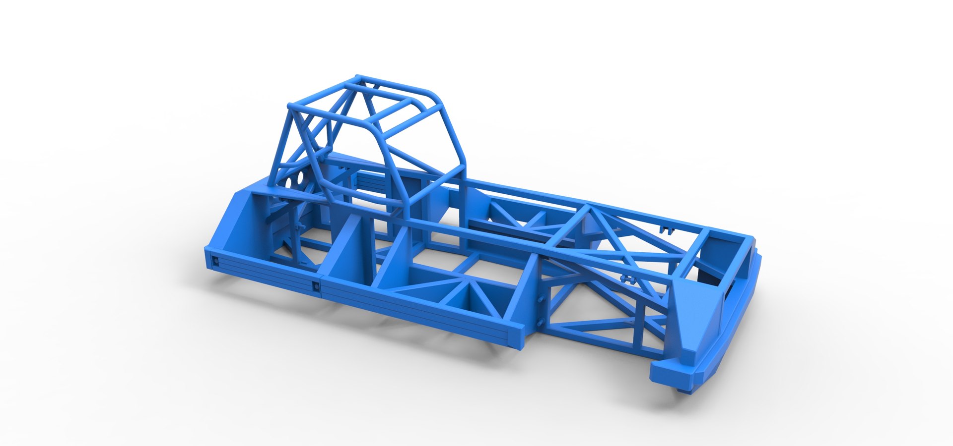 3D Model Frame Of New Zealand Superstock Car Version 3 Scale 1 To 25 ...