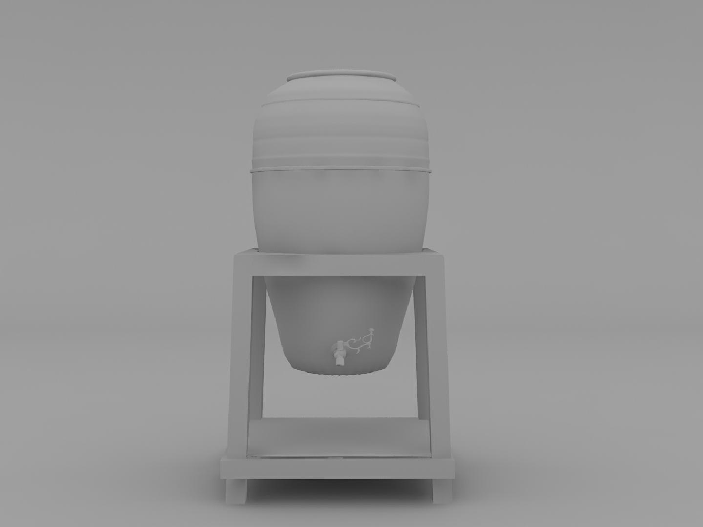 3D Pottery Water Pot Model - TurboSquid 2241488