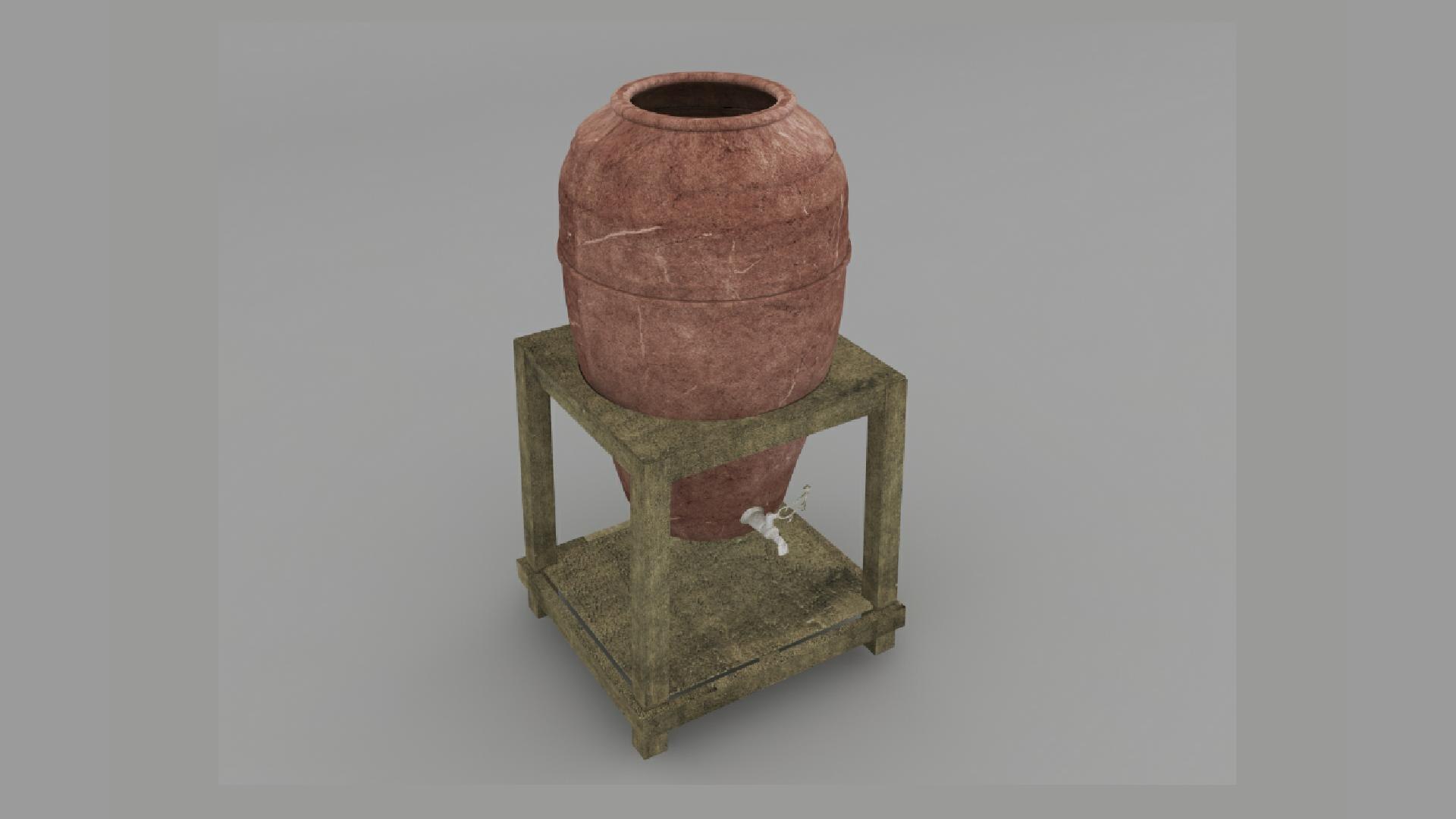 3D Pottery Water Pot Model - TurboSquid 2241488