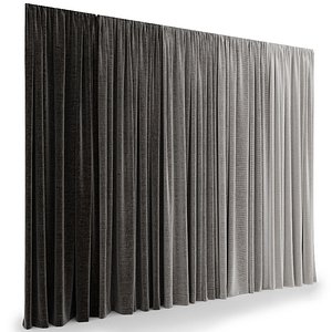 3D Model Curtain Drape - TurboSquid 1239002
