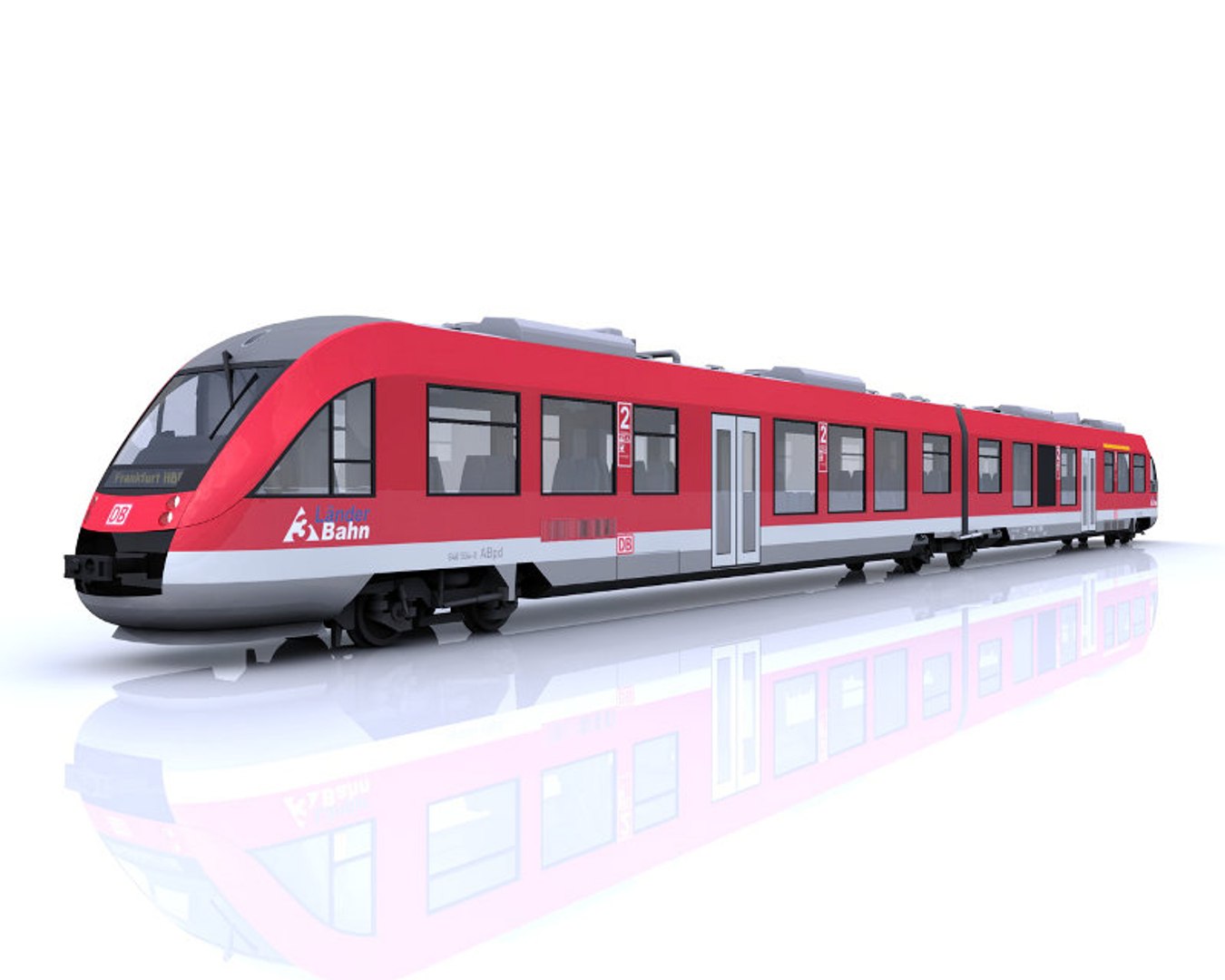 Lint Passenger Train Db 3d C4d