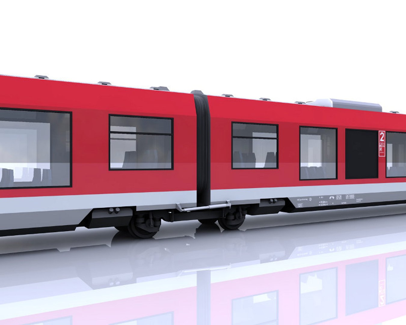 Lint Passenger Train Db 3d C4d