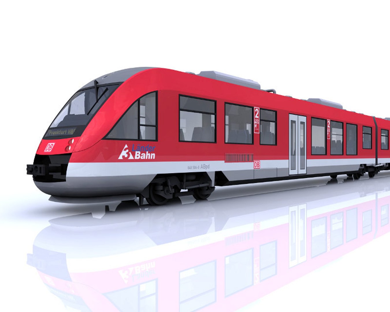 Lint Passenger Train Db 3d C4d