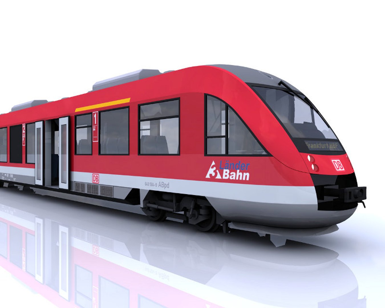 Lint Passenger Train Db 3d C4d