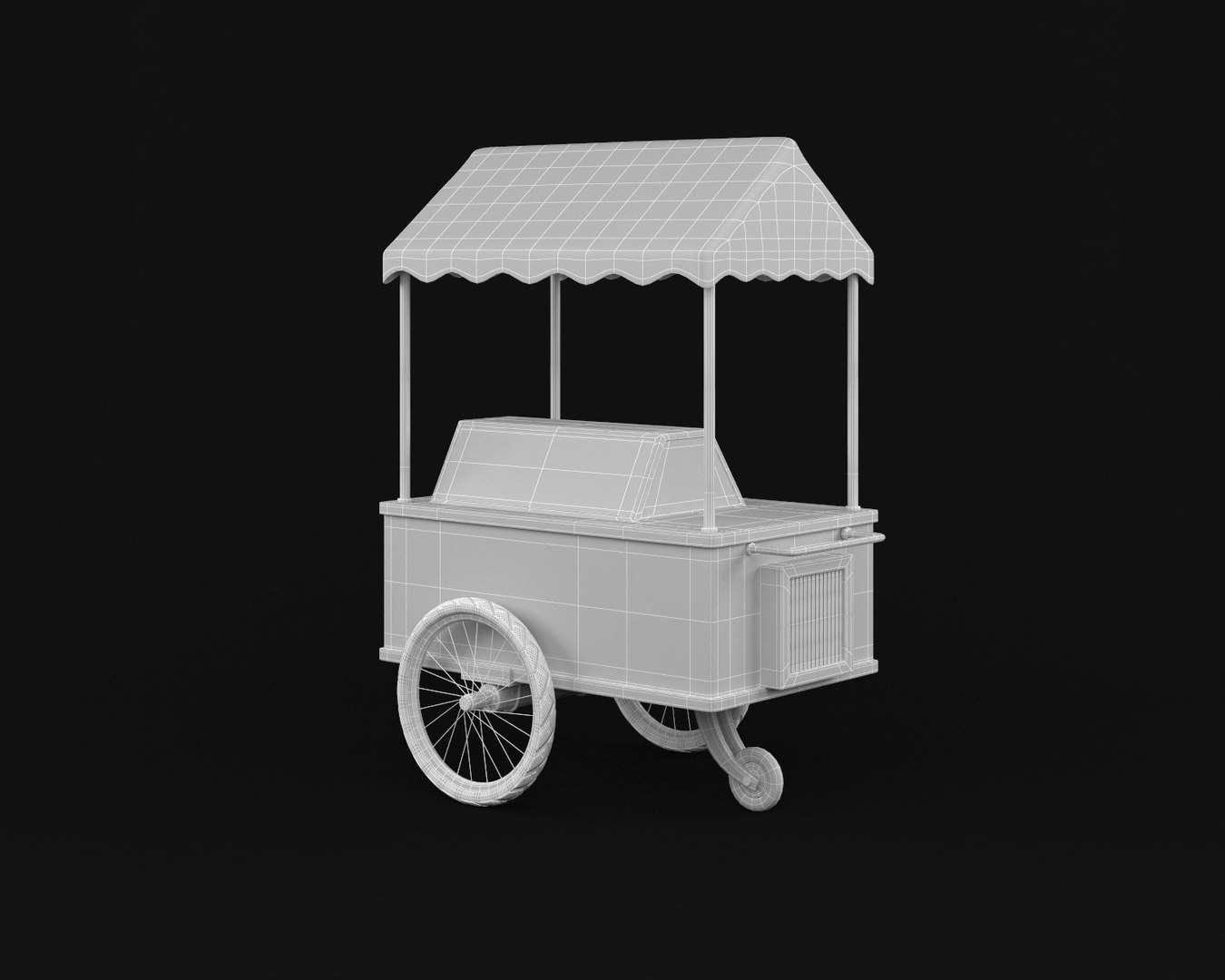 Ice Cream Cart 3D Model - TurboSquid 1279604