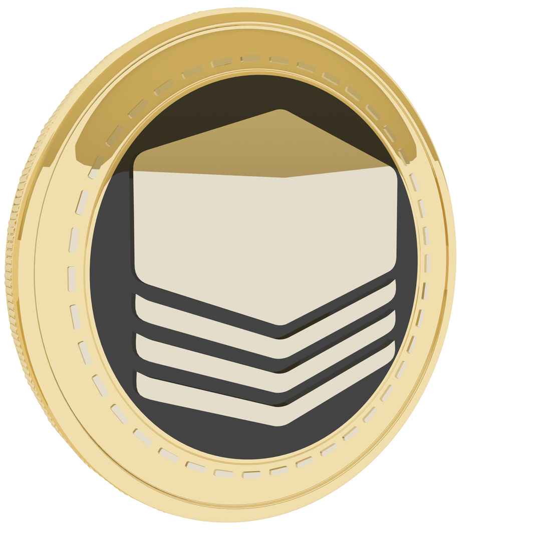 3D Block Array Cryptocurrency Gold Coin - TurboSquid 1783259