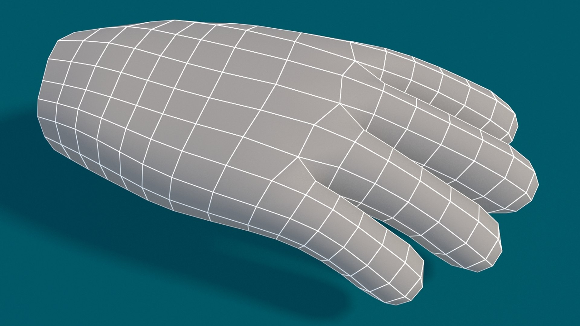 Toon Hand Model - TurboSquid 1212242