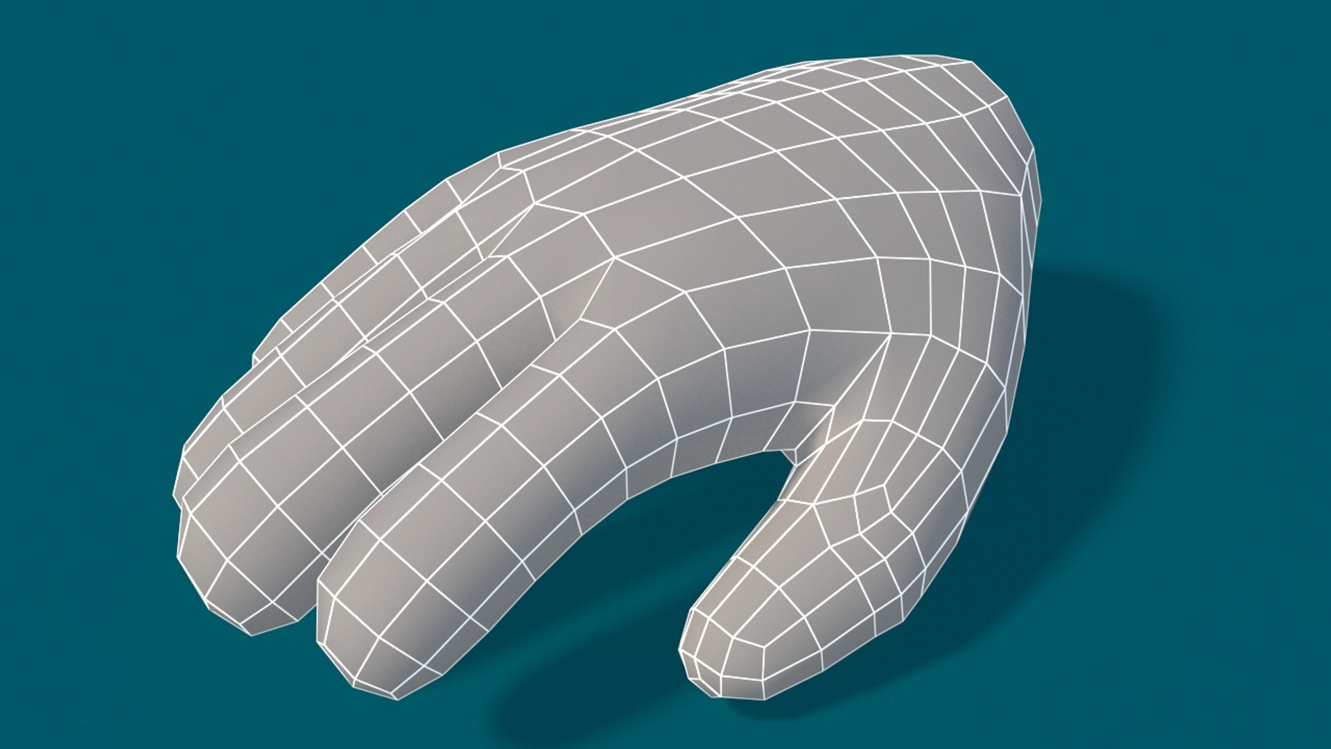 Toon Hand Model - TurboSquid 1212242