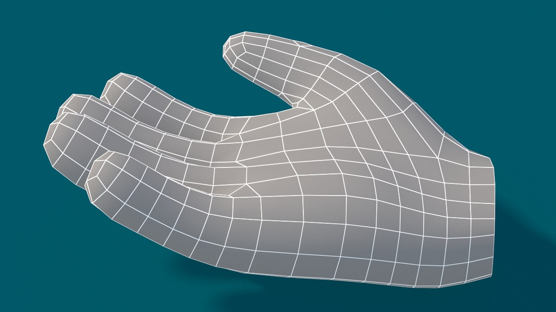 Toon Hand Model - TurboSquid 1212242