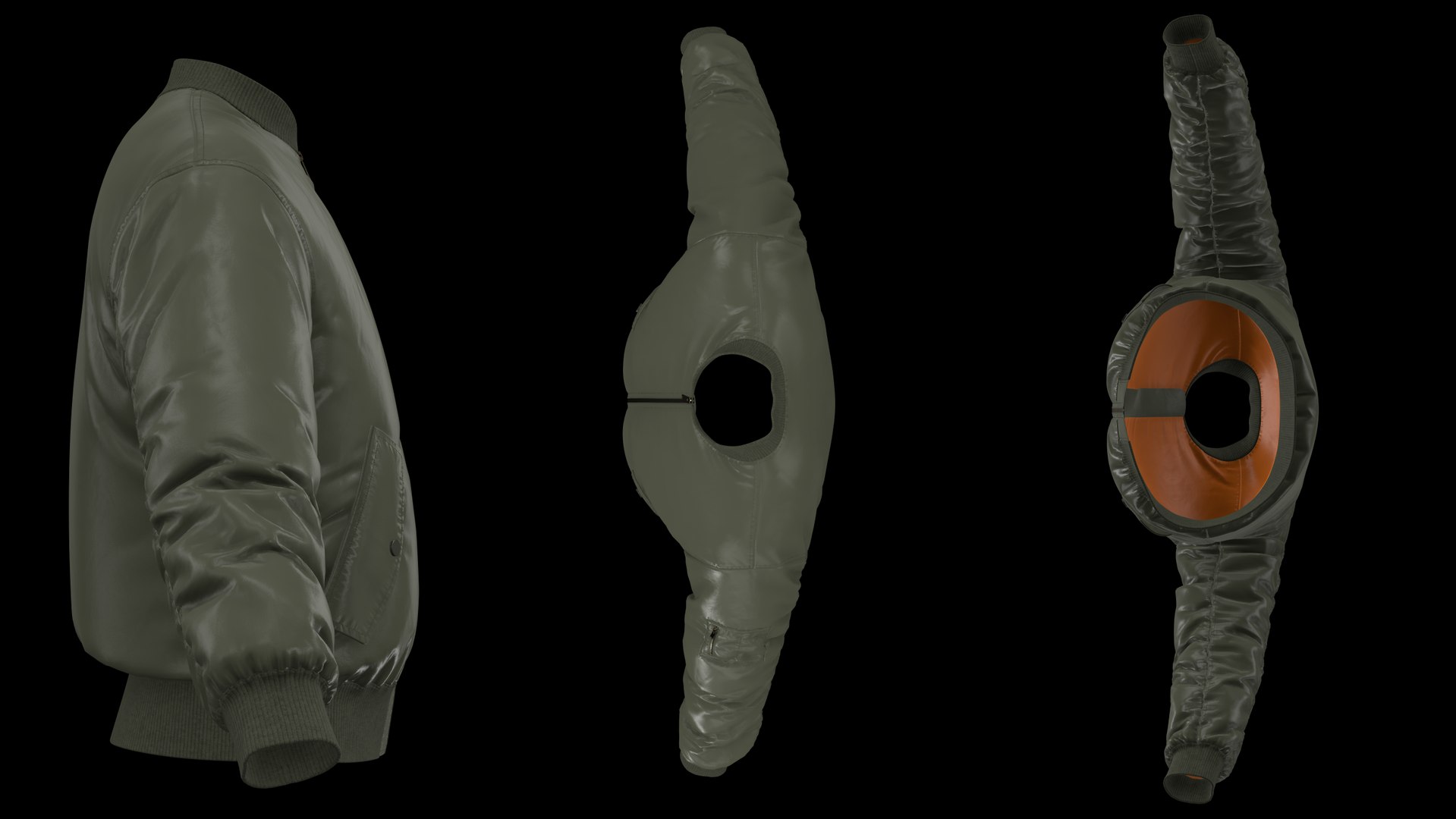 MA-1 BOMBER JACKET Mv2 Zpac Obj Fbx Highpoly 3D Model - TurboSquid 2317350