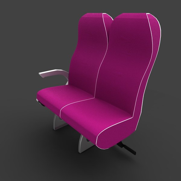 luxury coach seat 4 3d 3ds