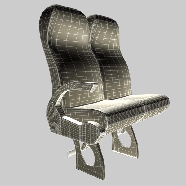 luxury coach seat 4 3d 3ds