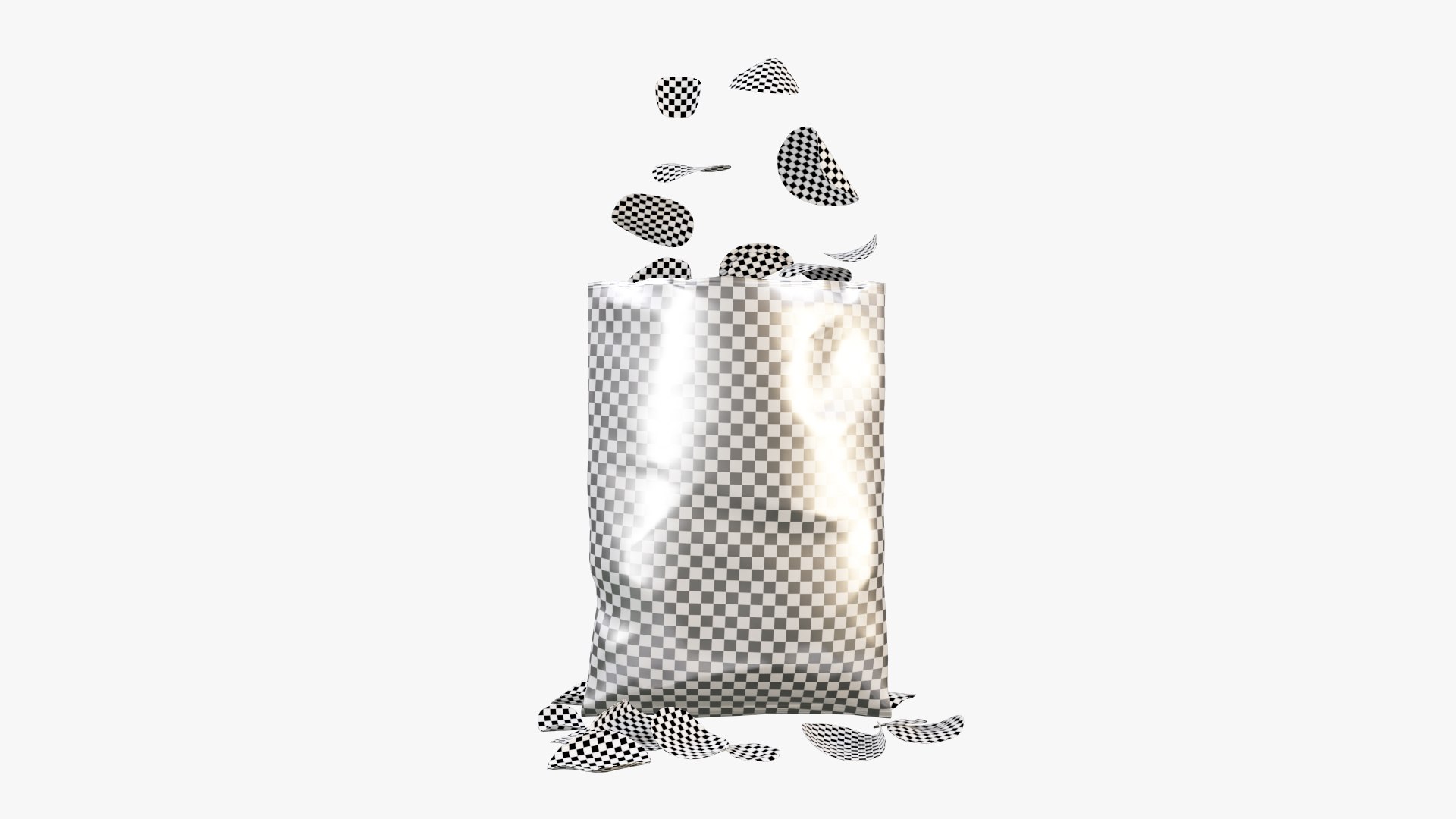 3D Potato Chip Bag 180x275mm - TurboSquid 1781990