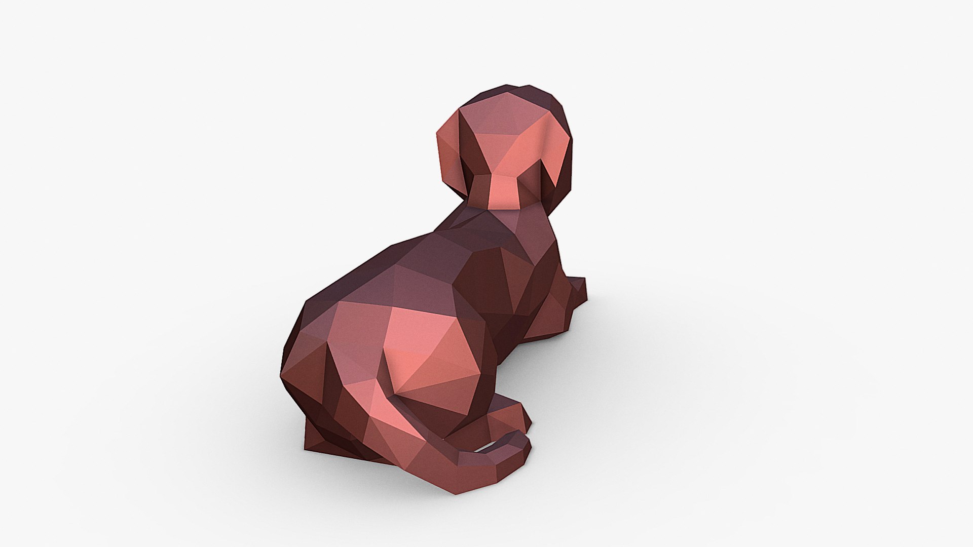 Dachshund Laying Down 3D Model - TurboSquid 1975278