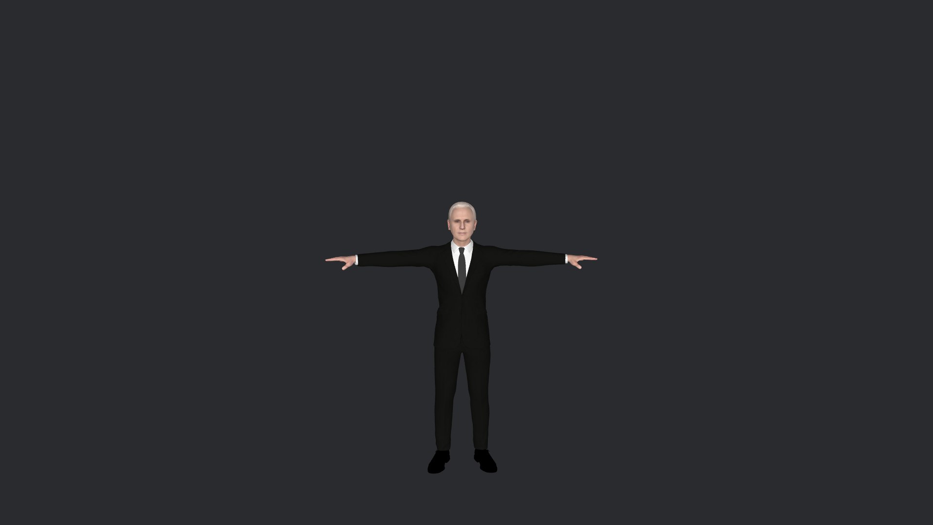 Mike Pence Hyper Realistic Full Body Fully Rigged 3D Character Model ...