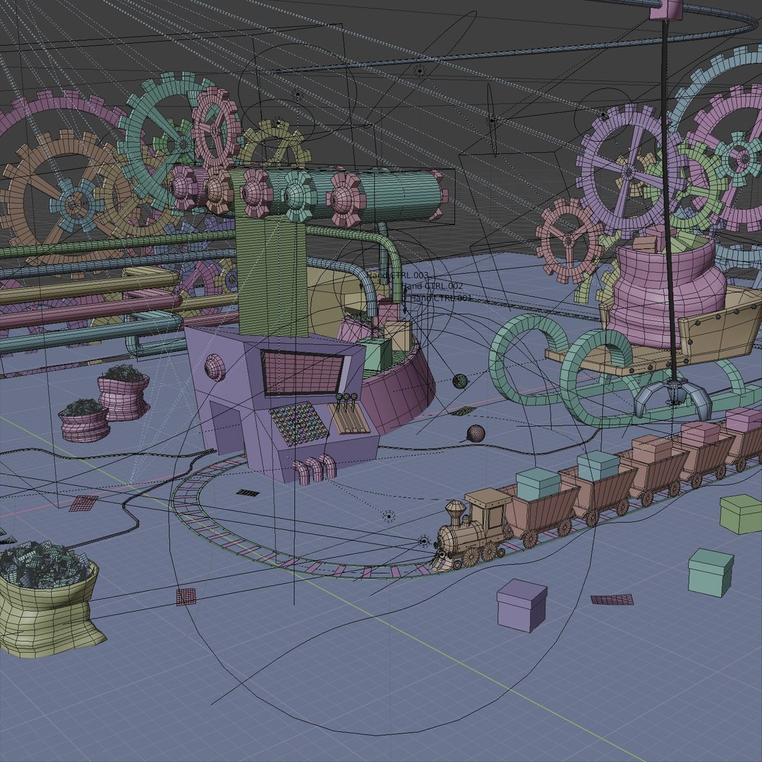 Santa Factory 3D Model - TurboSquid 1464482