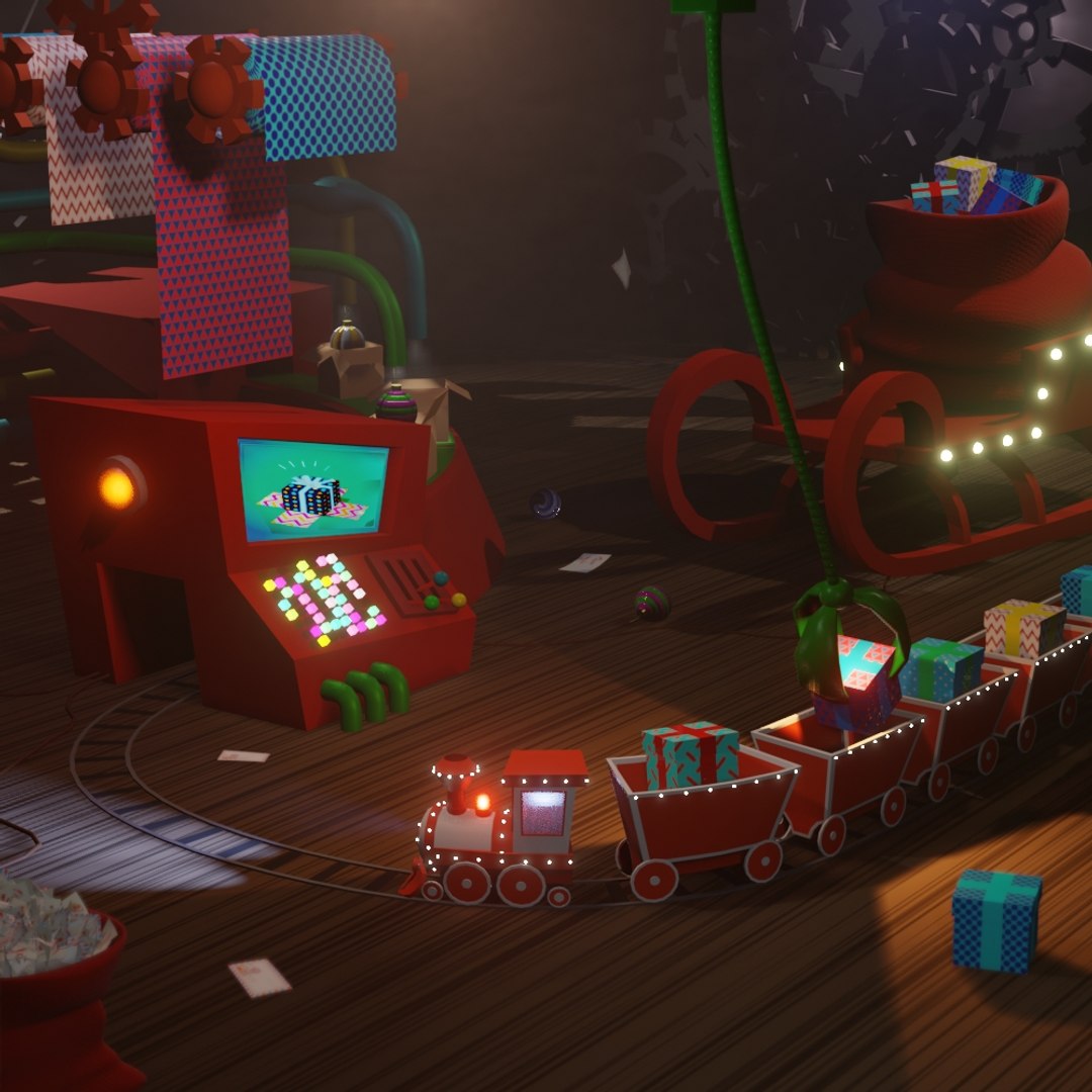 Santa Factory 3D Model - TurboSquid 1464482