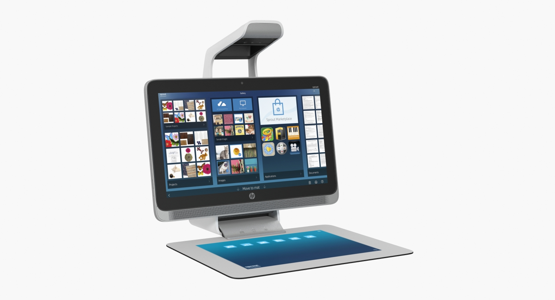 Hp Sprout Personal Computer Model - TurboSquid 1187150