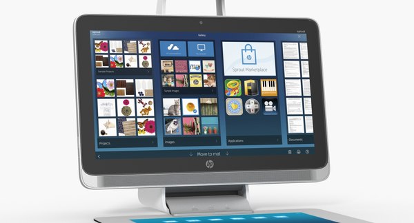 Hp sprout personal computer model - TurboSquid 1187150