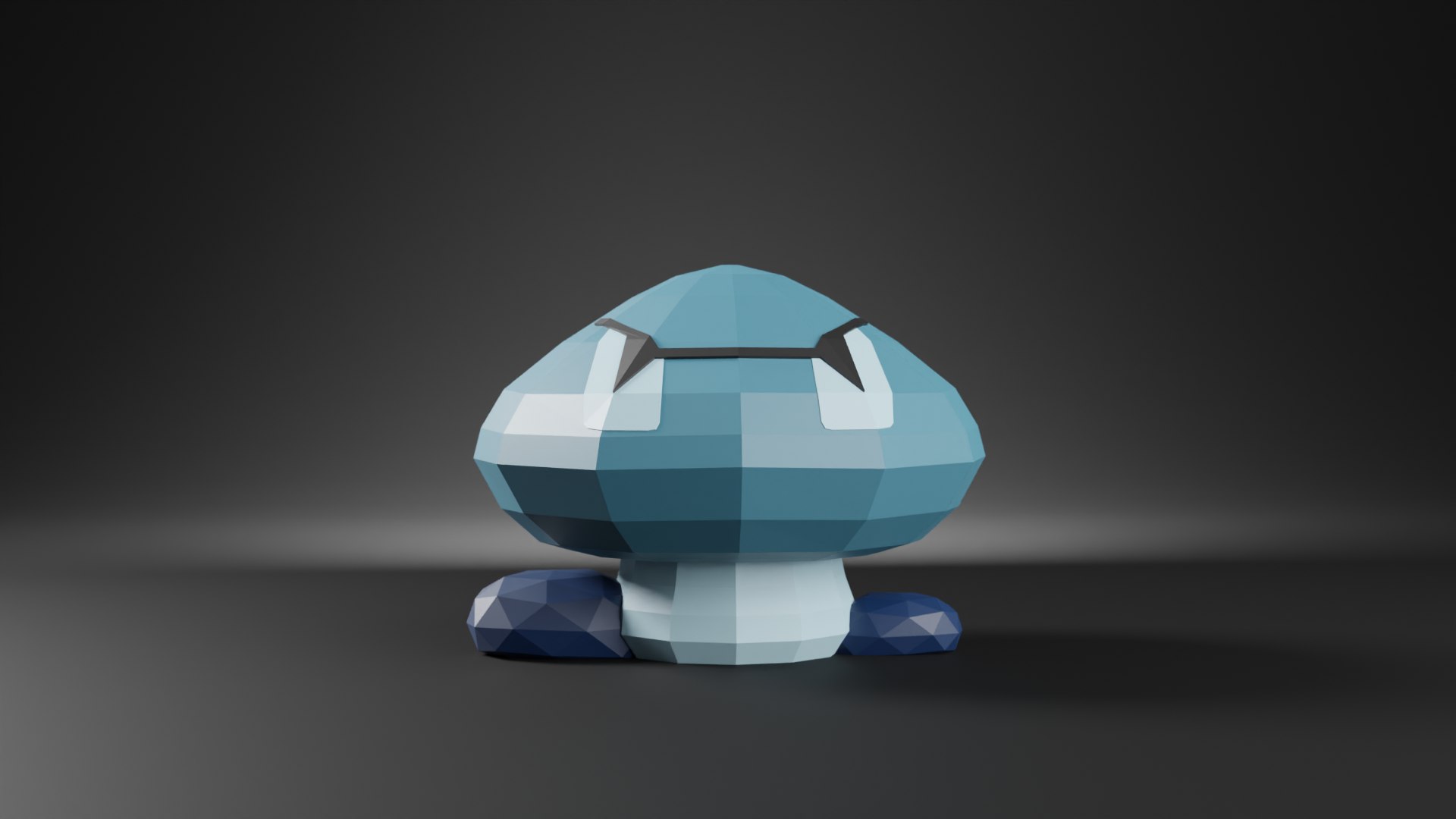 3D Blue Goomba Super Mario Bros Low Poly 3D Model - TurboSquid 1958142