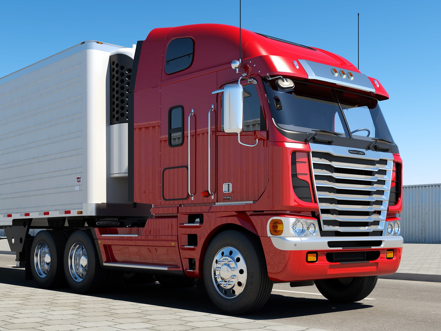 Freightliner Argosy 3D Model - TurboSquid 1202441