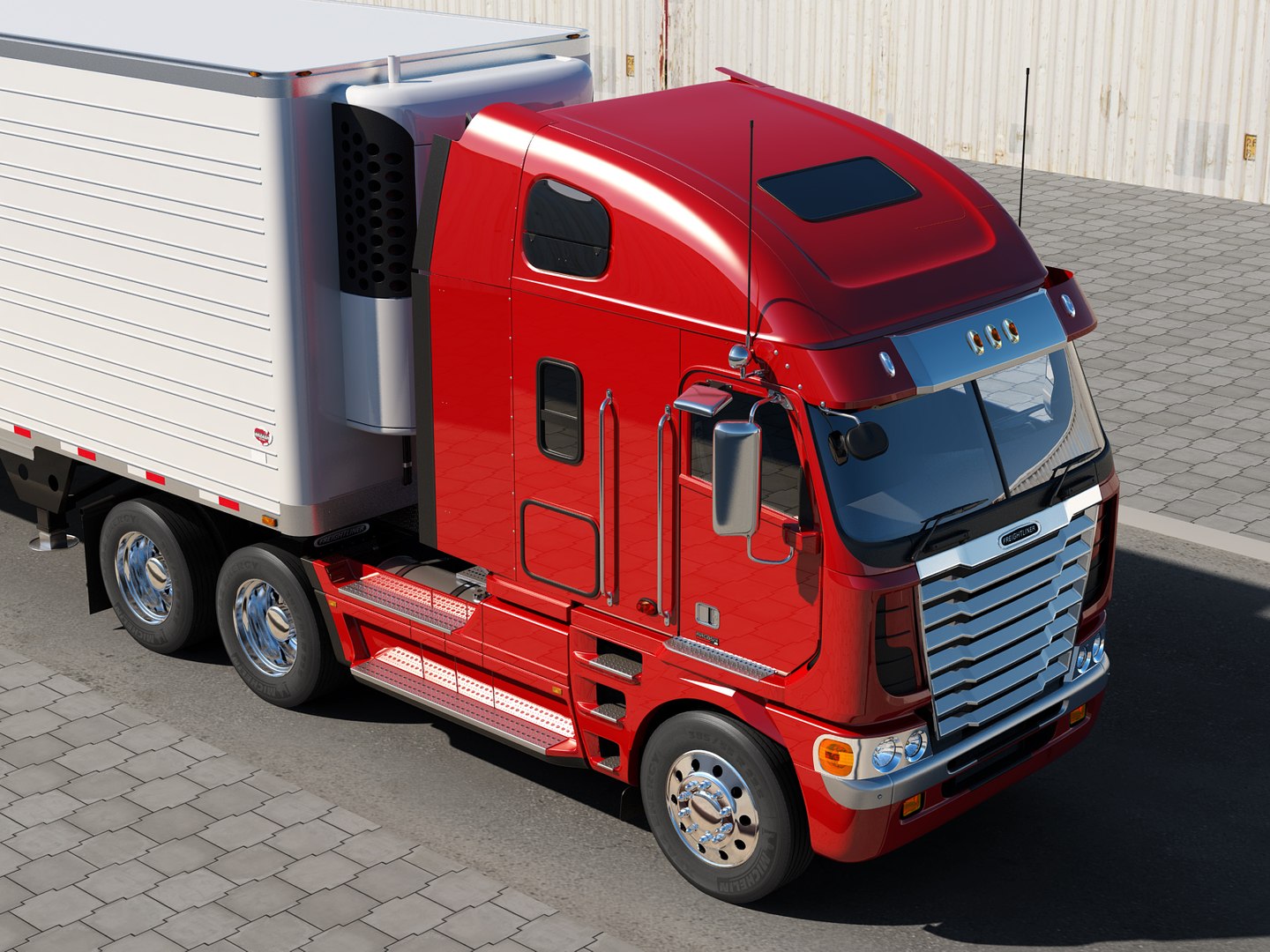 Freightliner Argosy 3D Model - TurboSquid 1202441