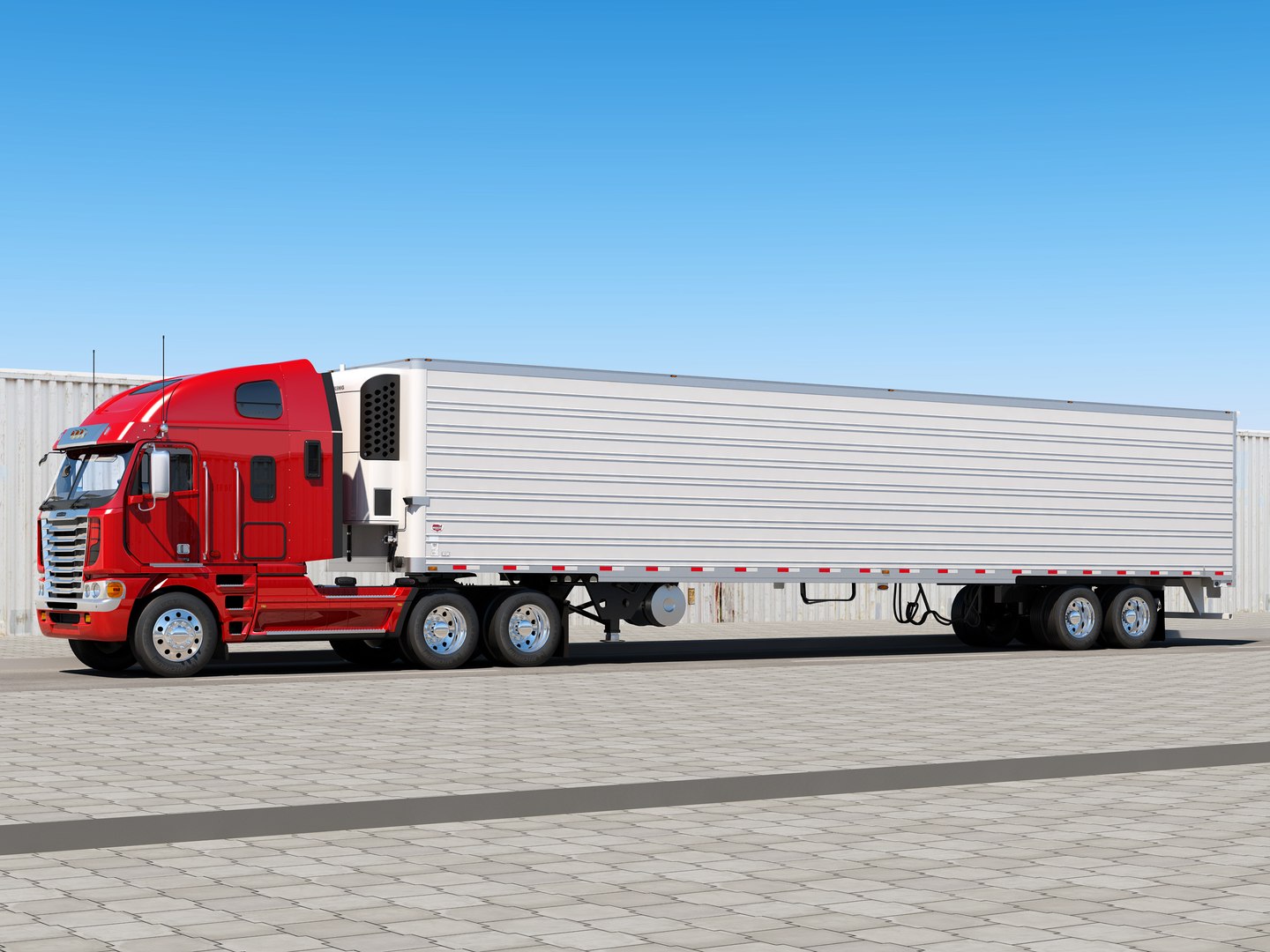 Freightliner Argosy 3D Model - TurboSquid 1202441