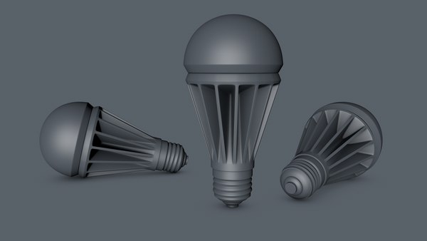 led bulb 3d model