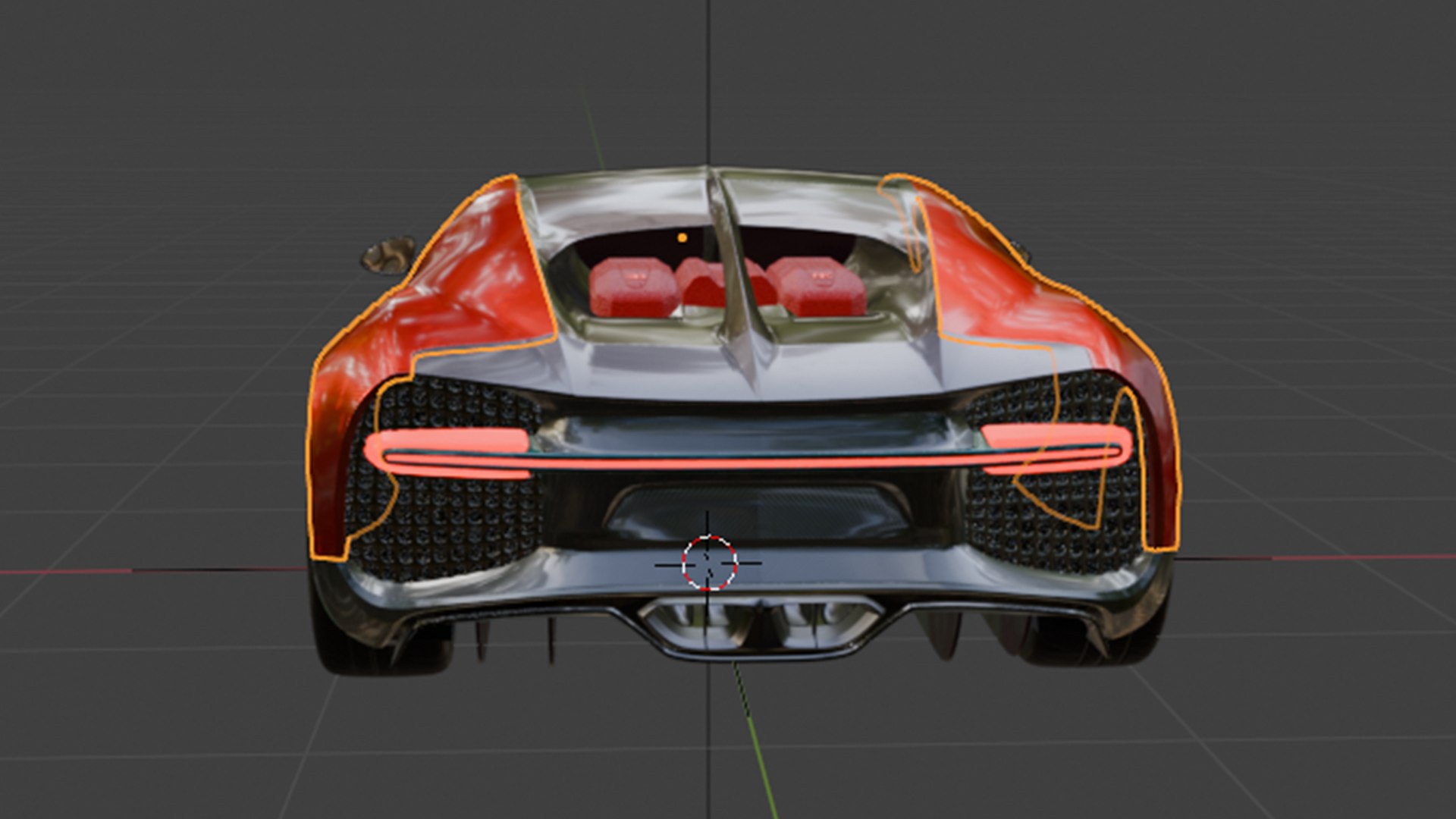 3D High-Detail Bugatti Chiron 3D Model Animation-Ready - Blender ...