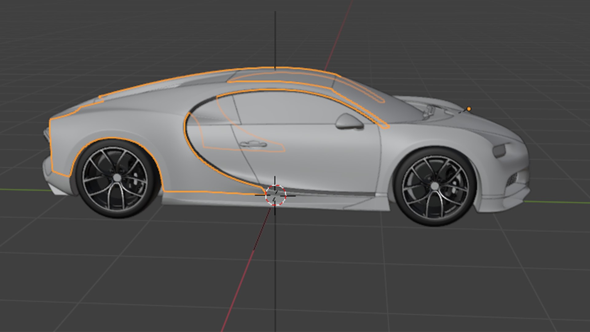 3D High-Detail Bugatti Chiron 3D Model Animation-Ready - Blender ...