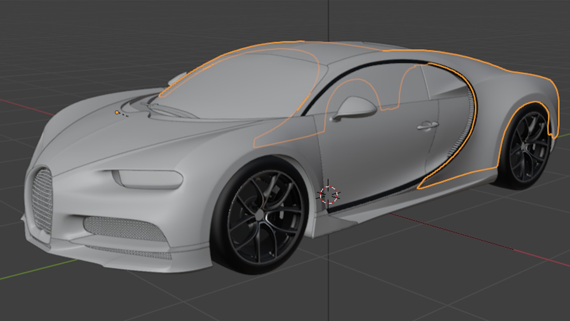 3D High-Detail Bugatti Chiron 3D Model Animation-Ready - Blender ...