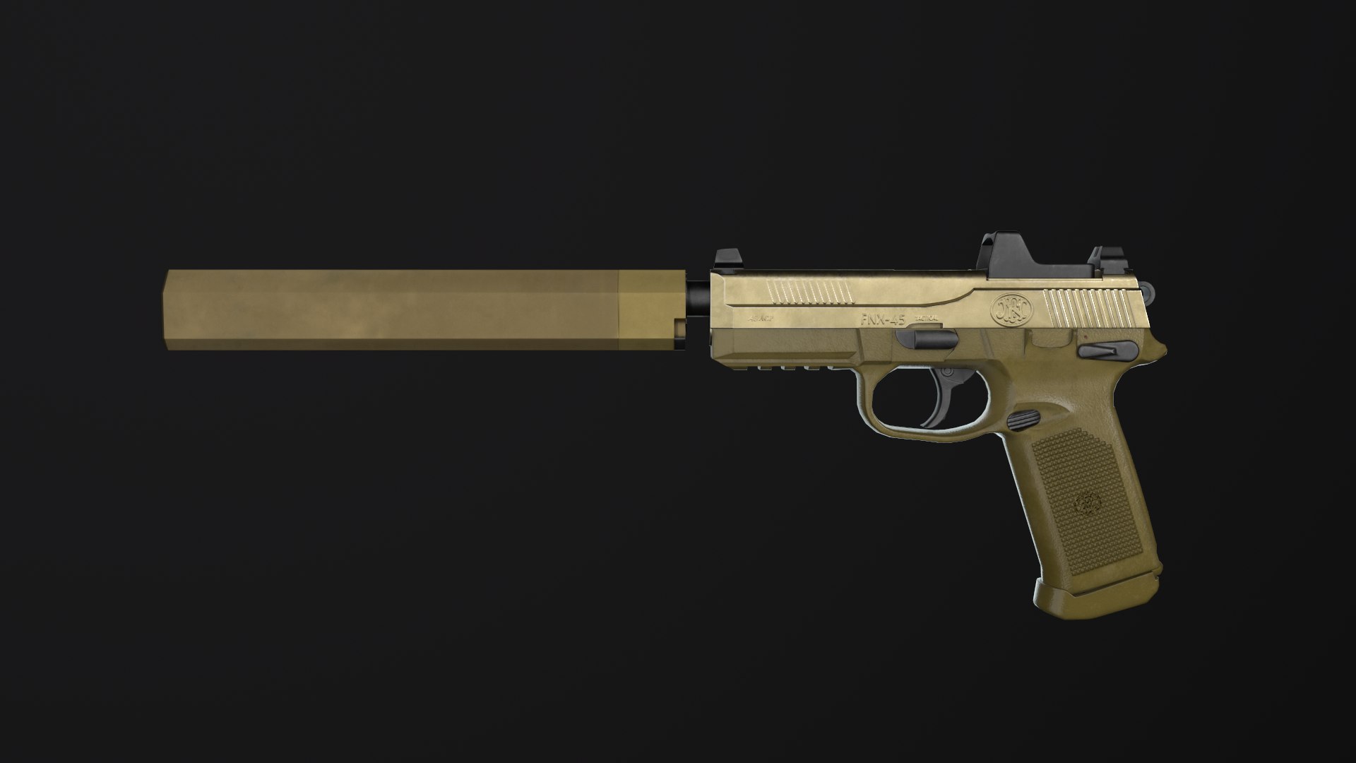 3D Model FNX-45 TACTICAL - TurboSquid 1956602