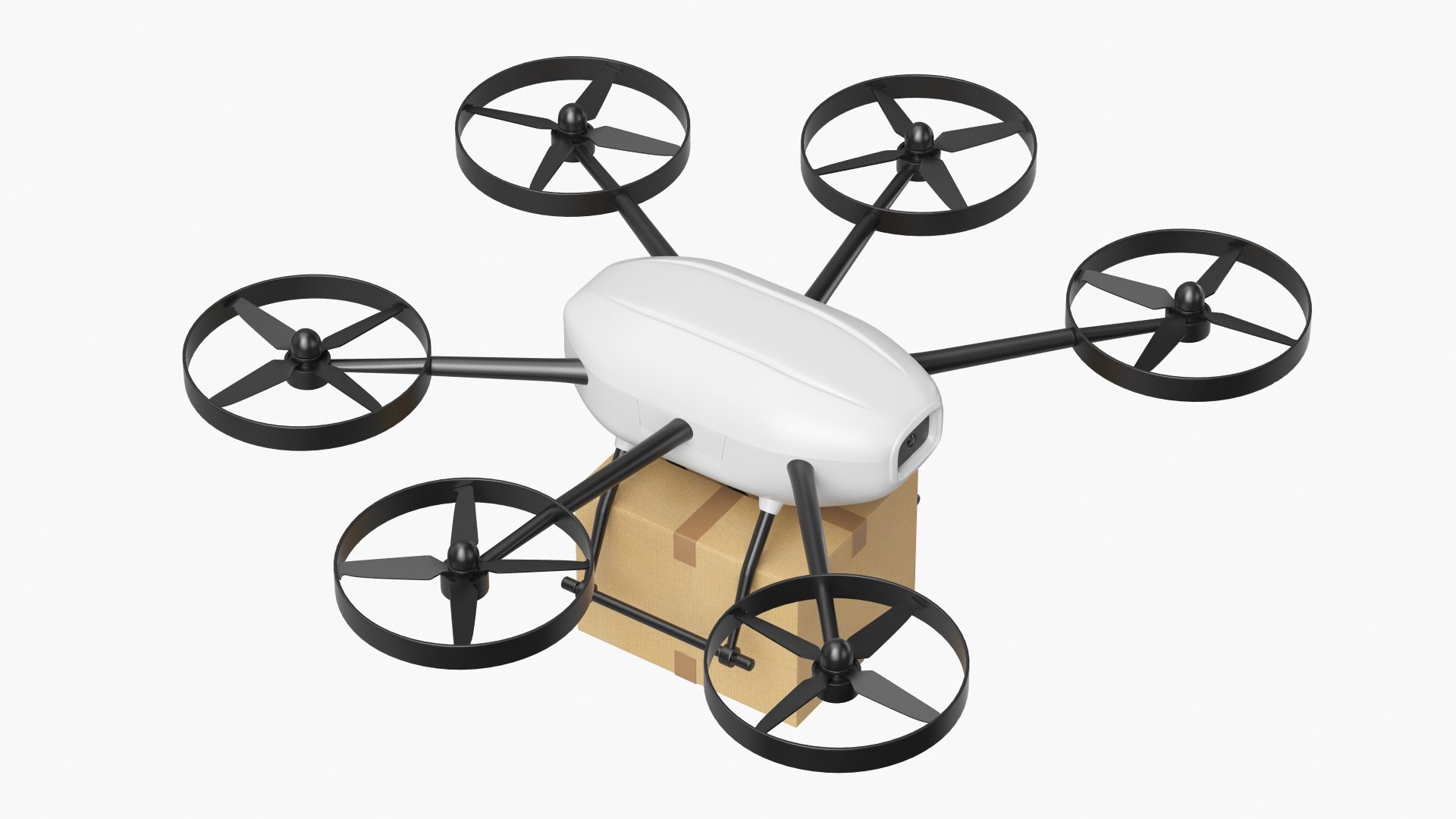 3D Model Delivery Drone V2 - TurboSquid 2376304