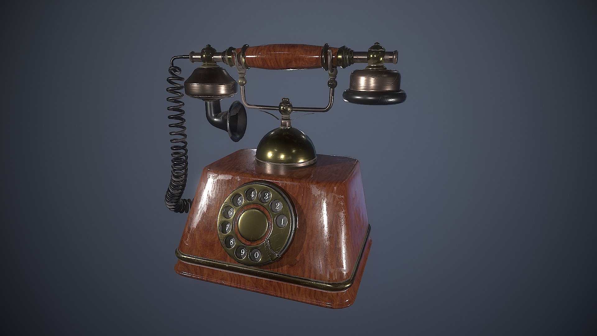 Vintage Retro Telephone 3D Model 3D - TurboSquid 1729678