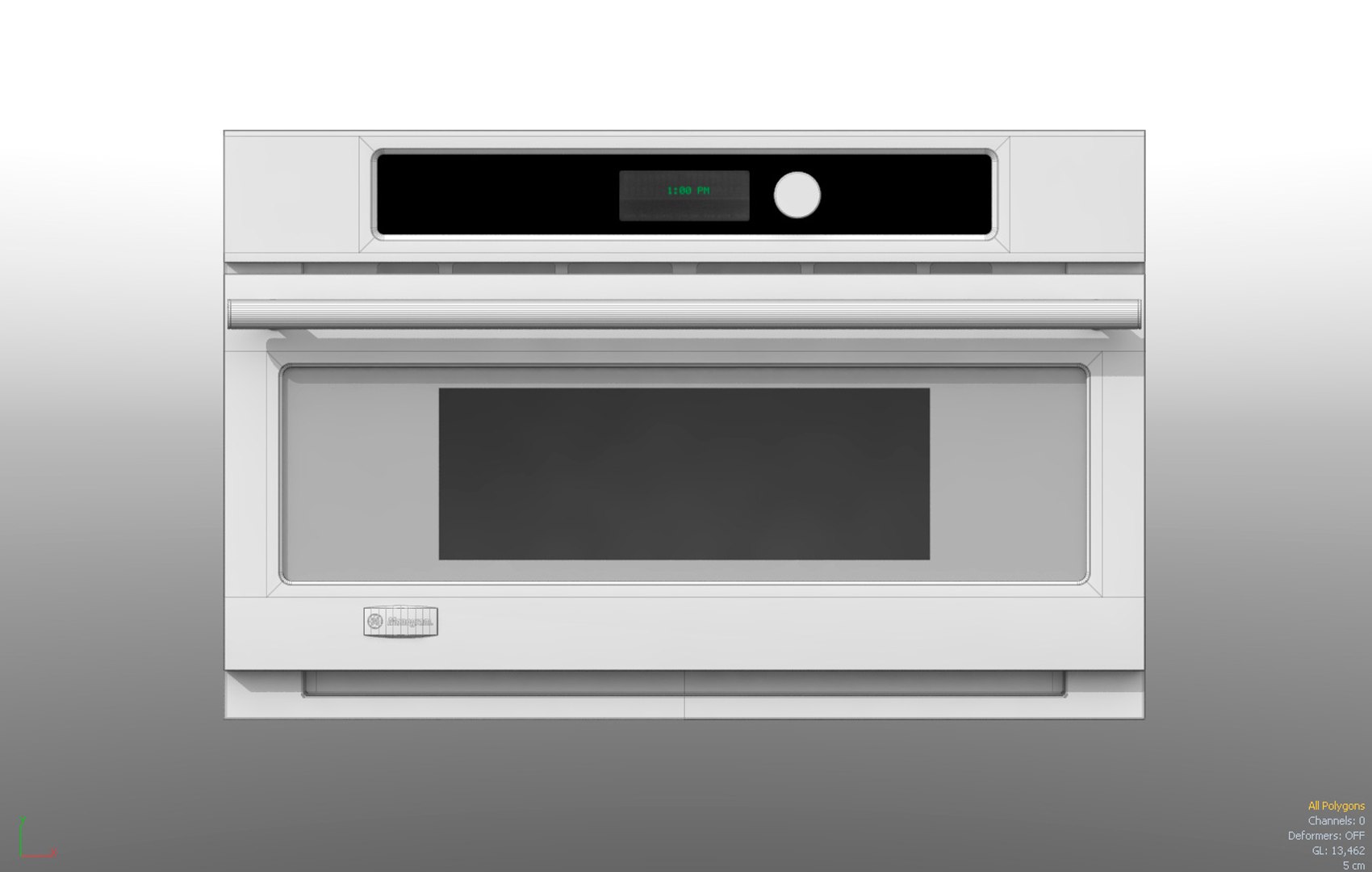 3d monogram oven model
