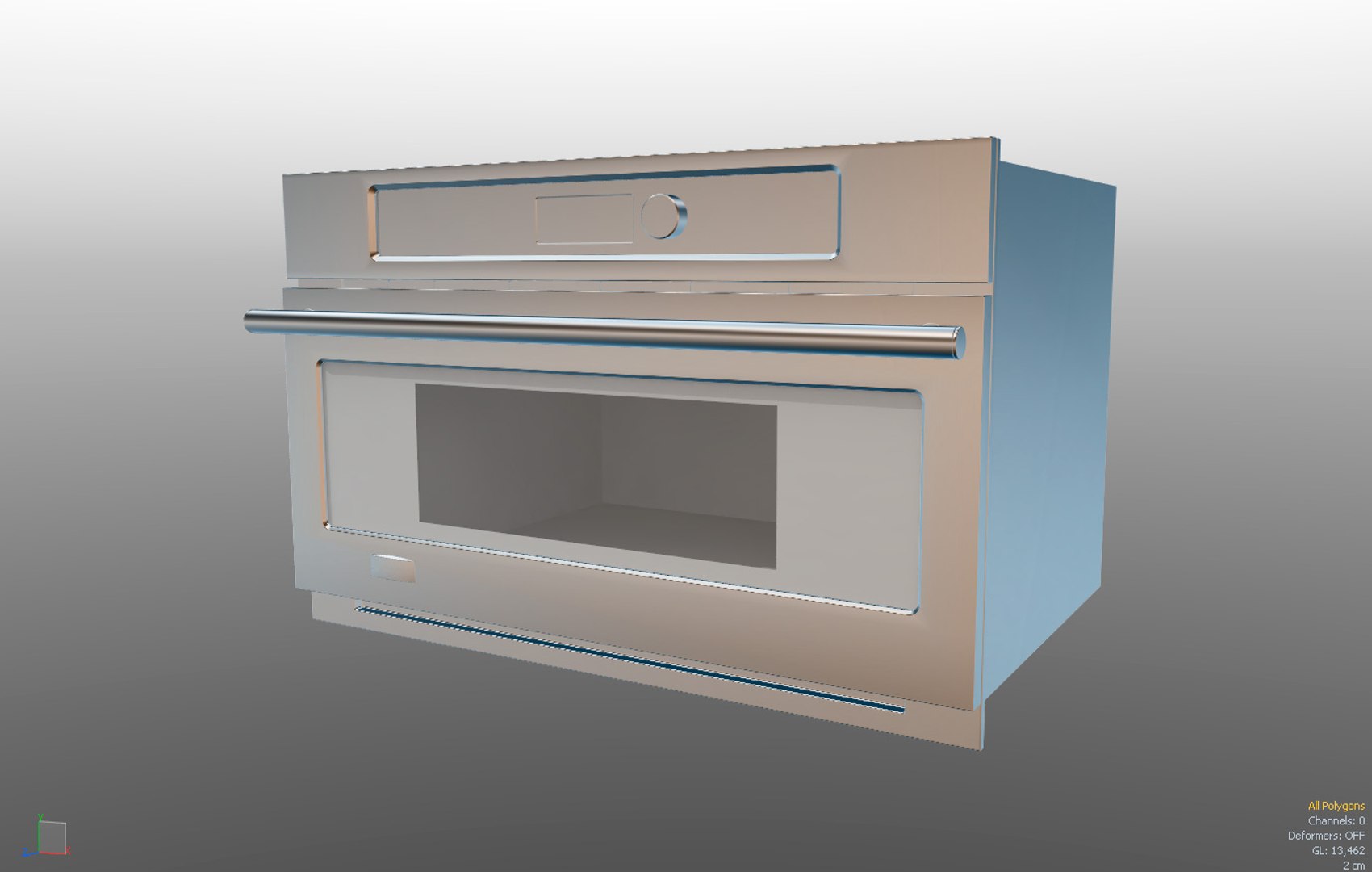 3d monogram oven model