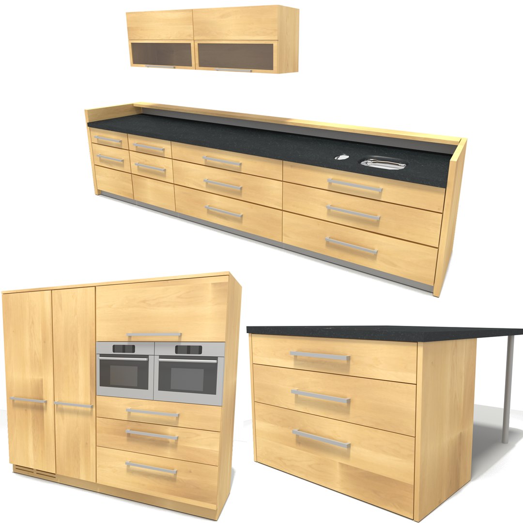 kitchen 3d obj